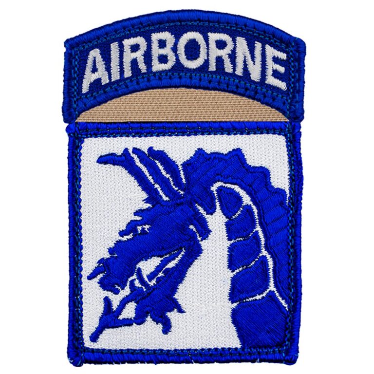 18th Airborne Corps patch OCP – Hook & Loop Army Unit Patch