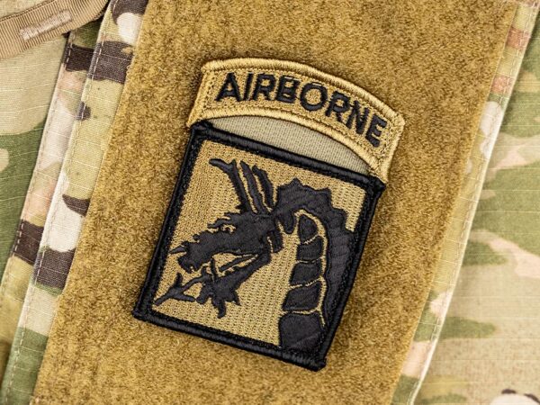 18th Airborne Corps Unit Patch OCP, Hook & Loop Army Unit Patch