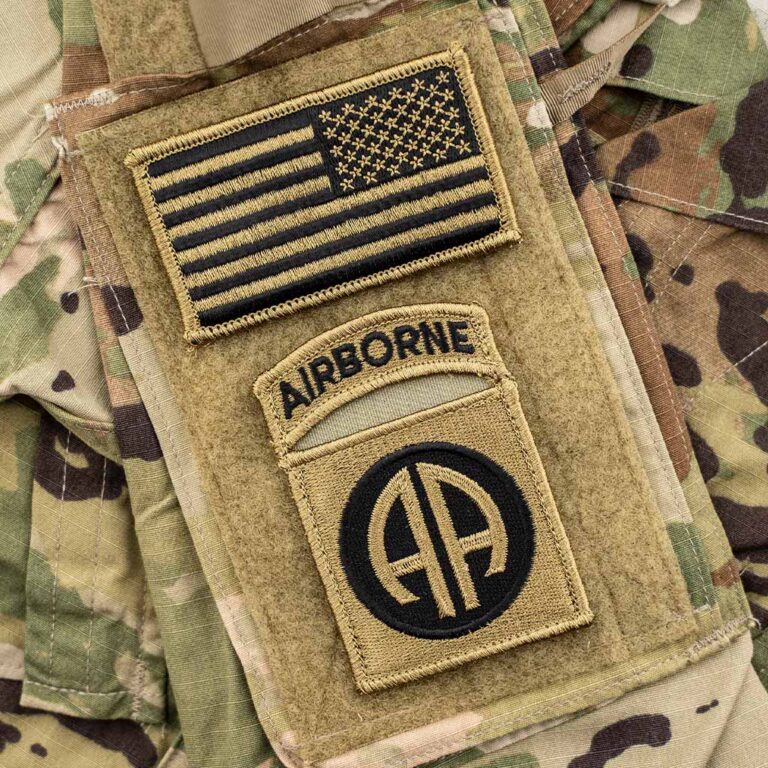 Reverse US Flag Patch - OCP Color Compliant Velcro