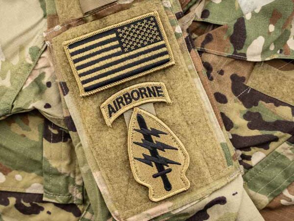 Reverse US Flag Patch - OCP Color Compliant Velcro