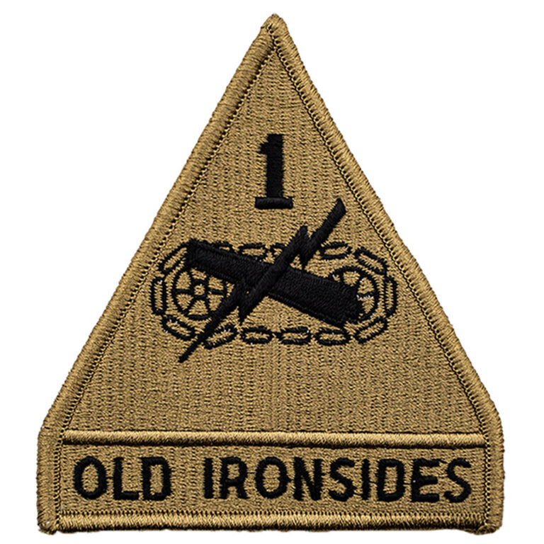 1st Armored Division Patch with Velcro, OCP Color