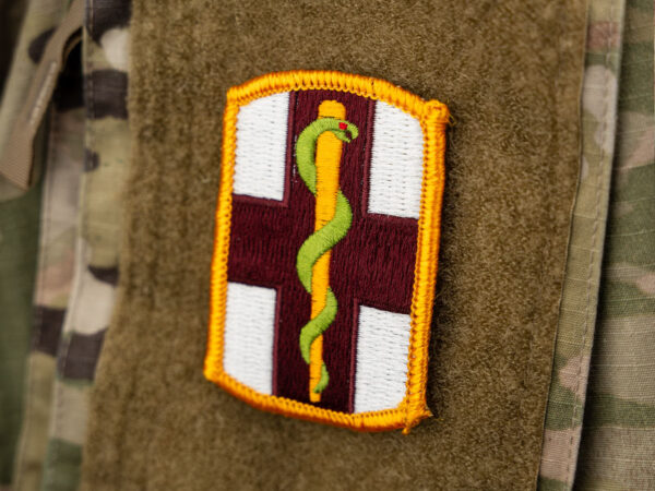 Army 1st Medical Brigade Patch, Full Color with Velcro