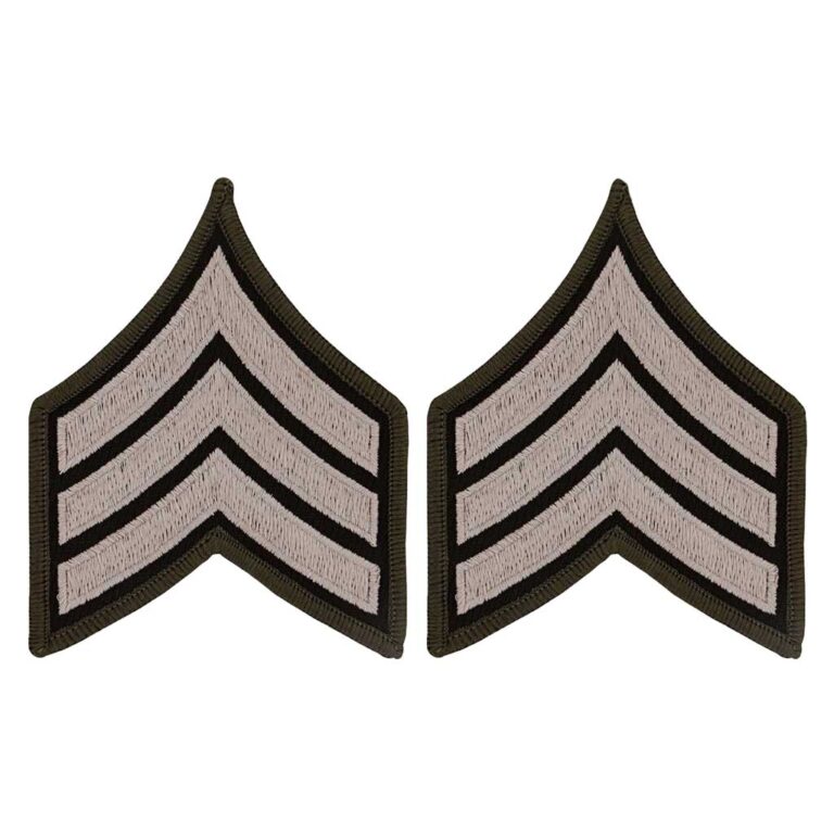 AGSU Chevron Rank Patches - Kim's #1 Sewing & Dry Cleaning