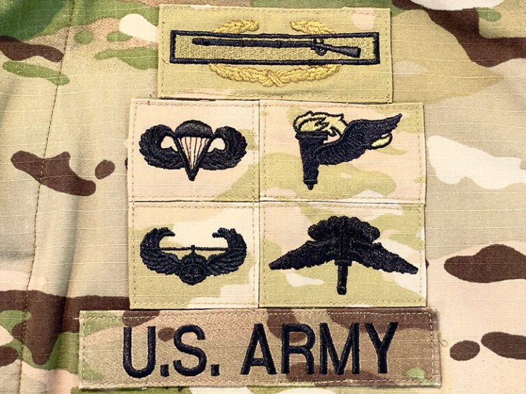 Basic Army Parachutist Badge OCP Sew-on Jump Wings