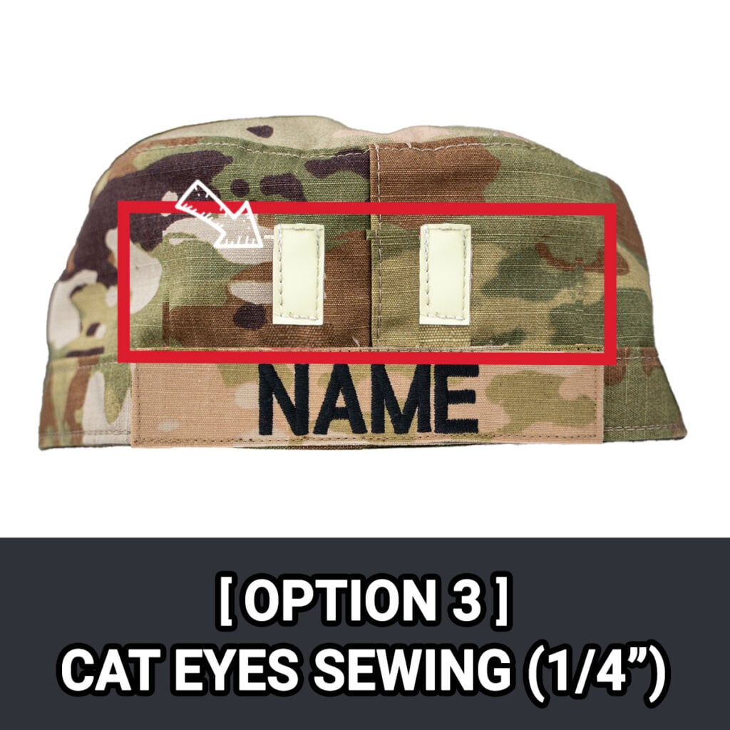 Army Patrol Cap Ocp Sewn Name Rank Cat Eyes And Vs‑17 3494